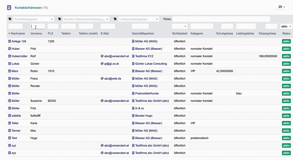 Neuer Modul: "Schnellsuche in Listen" - Externe Module von DoliStore ...